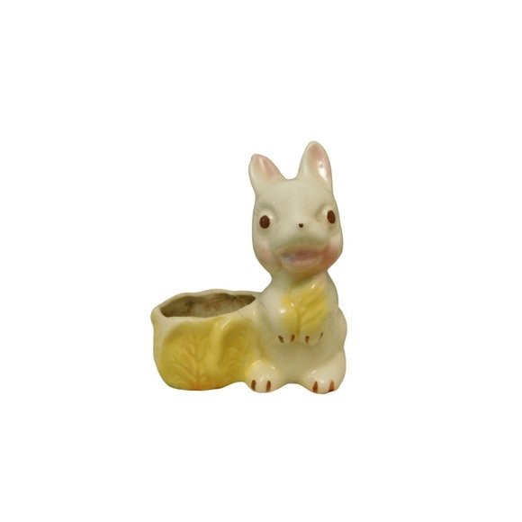 Accents | Vintage Rabbit Ceramic Planter P3 G | Poshmark